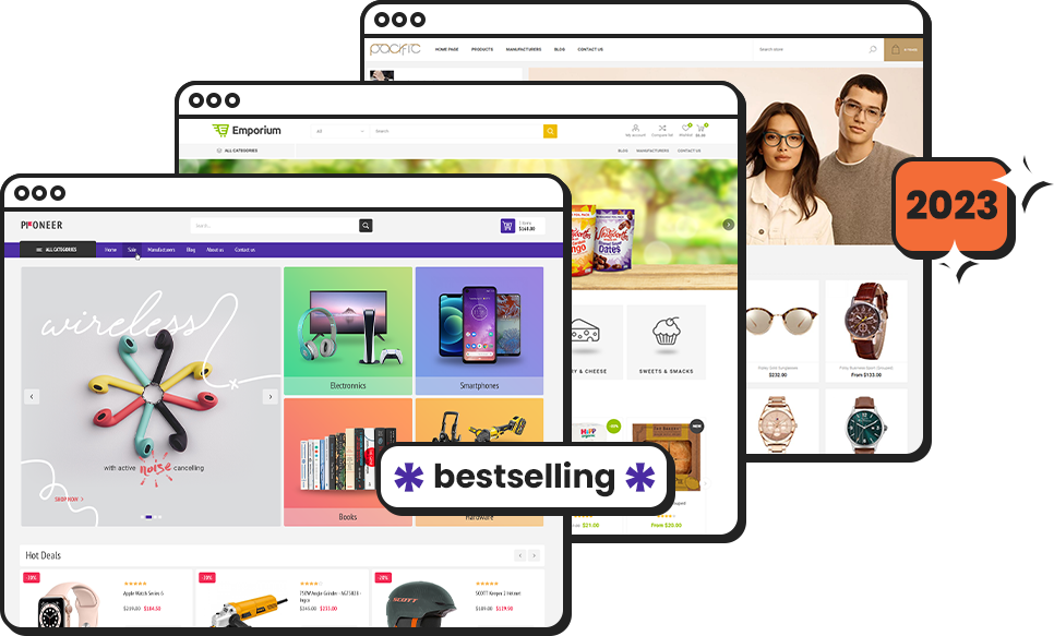 Premium and free nopCommerce themes, templates, extensions and plugins