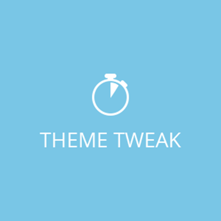 Theme Tweak