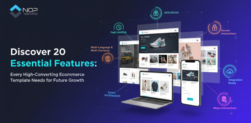 Ecommerce Website Template: 20 Essential Features Every High-Converting ...